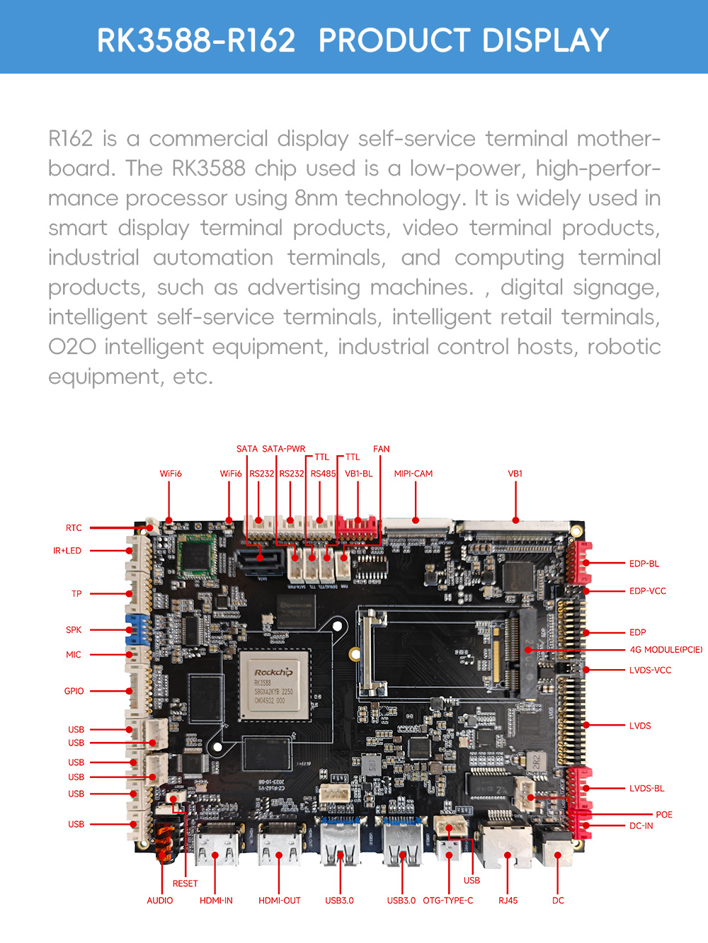 Rockchip RK3588 智能旗舰主板 - 昌卓科技_智能产品方案定制_智能安卓主板_智能终端安卓主板开发_RK3588_RK3568 ...
